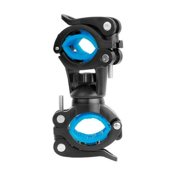 Adjusted Bicycles Flashlight Mount Brackets Road Bike Light Stand 360ºRotation Bike Flashlight ...