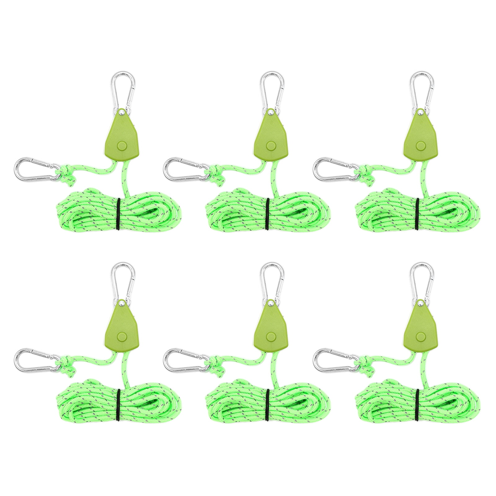 Adjusted Lanyard Tent Grow Plant Pulley Rope Clip Ratchets Hangers ...