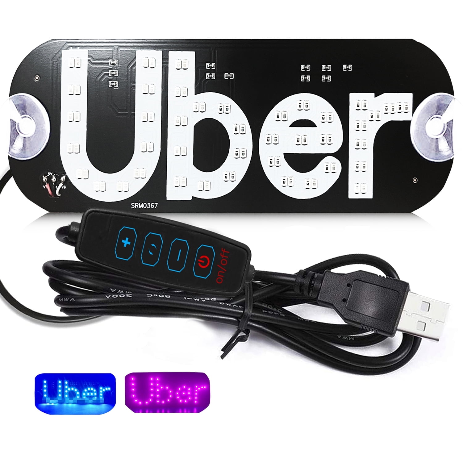 Adjusted Led Light Signs for Car Windshield, Taxi Sign Light Glow LED ...