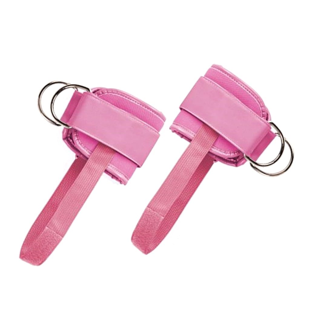 Adjusted Wrist Ankle Cuffs D Rings Pulleys Lifting Strap Gym Cable ...