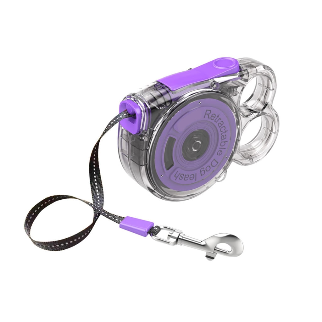 Adjusting Retracting Dog Leashes Ergonomic Safety Lock Breeds Wallking ...