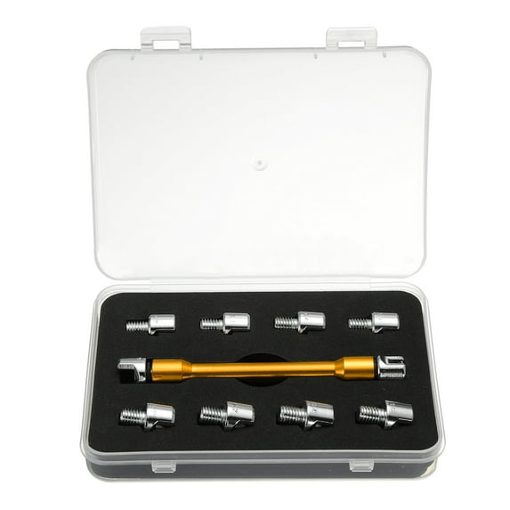 Adjusting Spoke Tension Motorcycle Spoke Wrench Set Handle With 10 ...