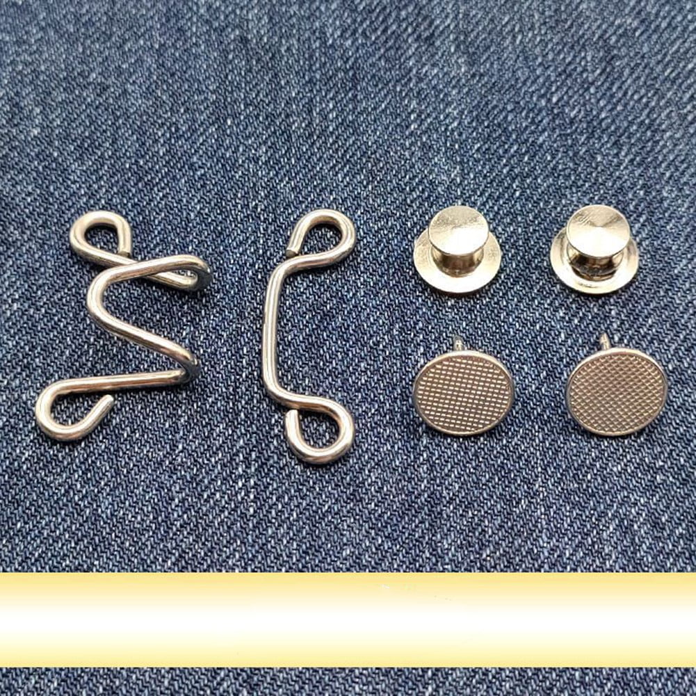 Adjustment Button Metal Tightening Waistband Pin Garment Jeans Waist ...
