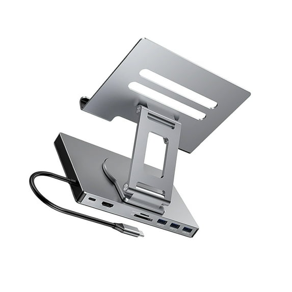 Adjustment USB C Docking Station Stand 100W Power Aluminum Bracket ...