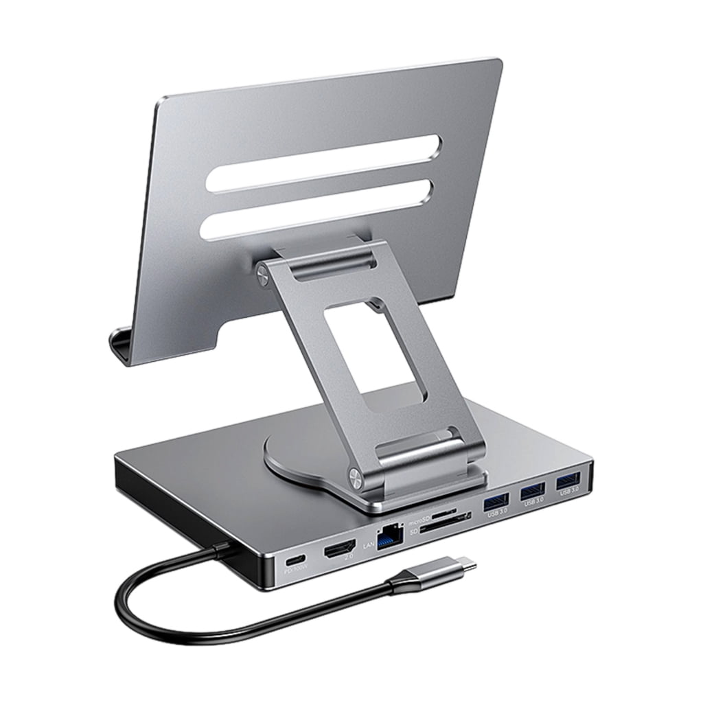 Adjustment USB C Docking Station Stand 100W Power Delivery Aluminum ...