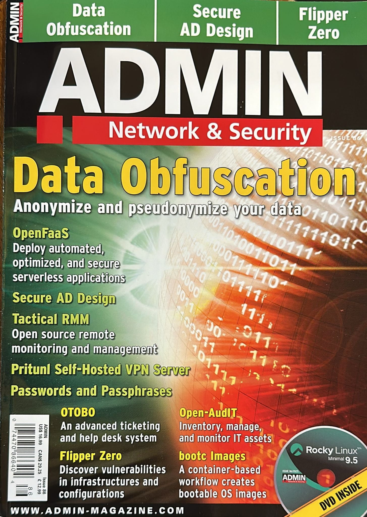 Admin Network & Security Magazine Issue 86 - FREE SHIPPING - Walmart.com
