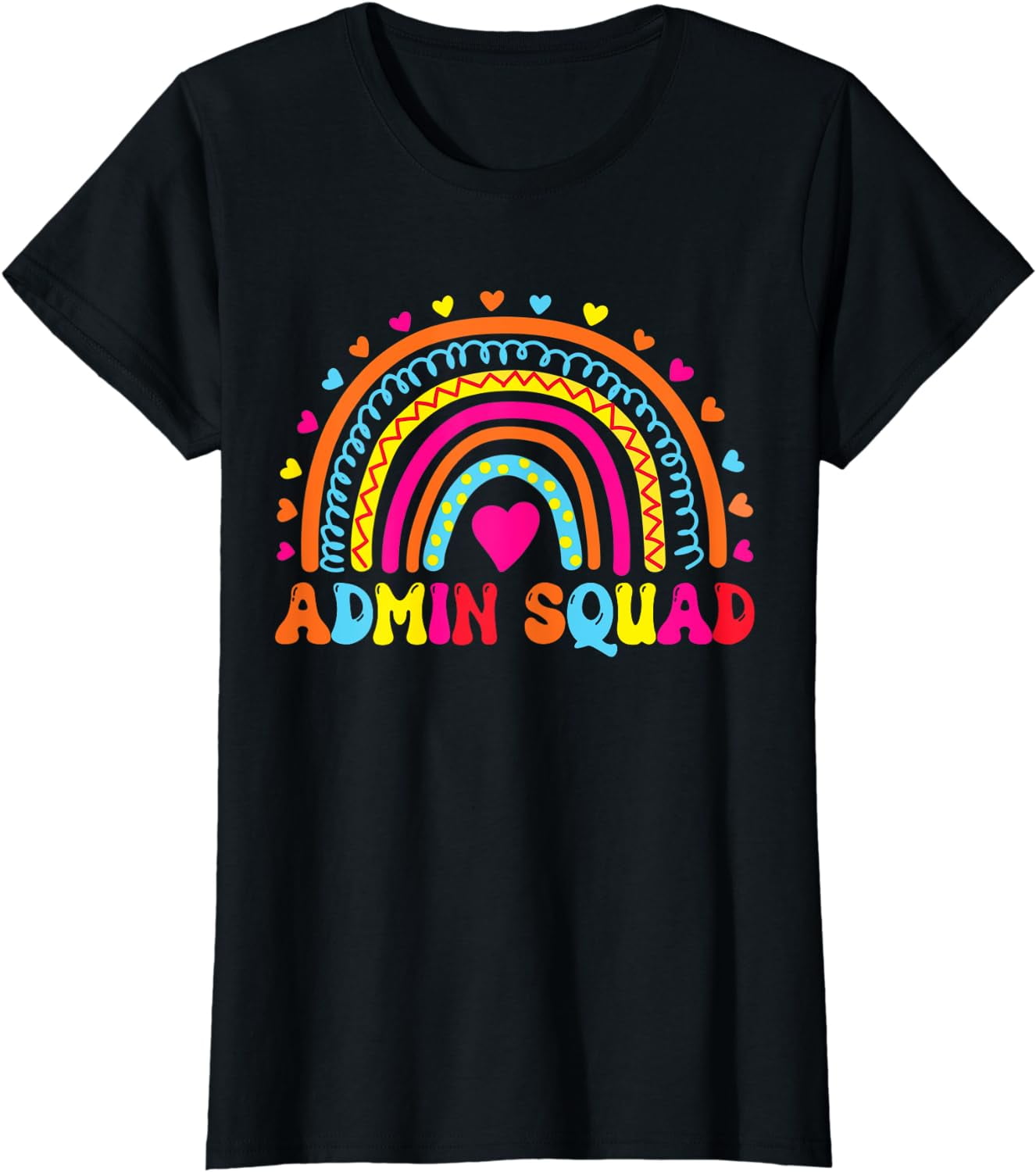 Admin Squad Admin Assistant School Principal Administrator T-Shirt ...