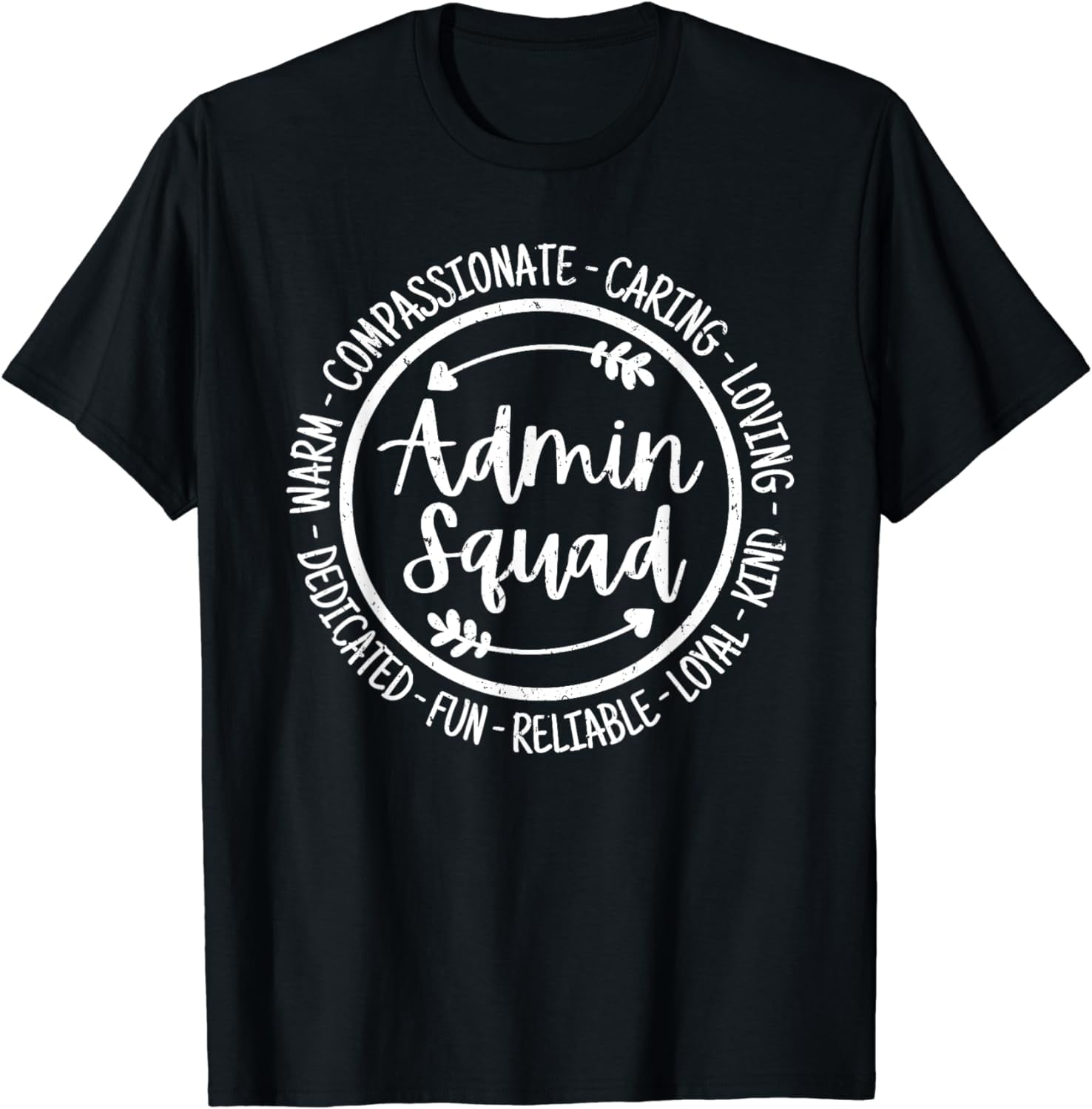Admin Squad Admin Assistants Office Squad Team Vintage Cotton T-Shirt ...