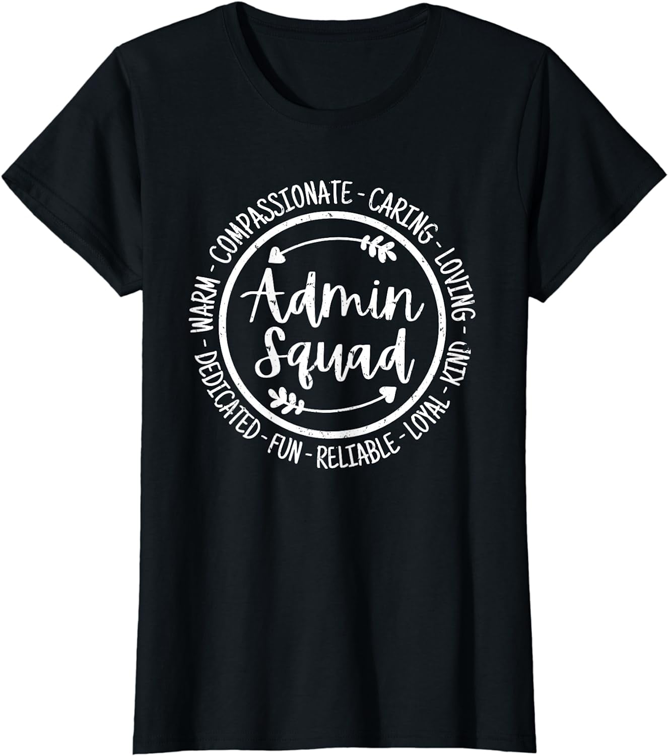 Admin Squad Admin Assistants Office Squad Team Vintage T-Shirt ...