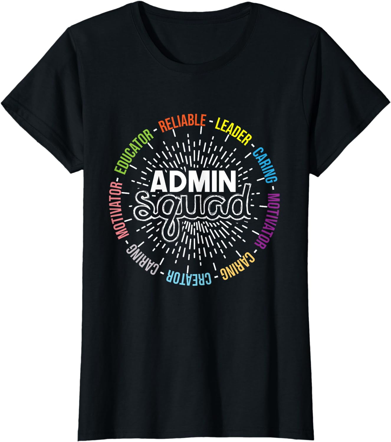 Admin Squad - Administrative Assistant Office Secretary T-Shirt ...