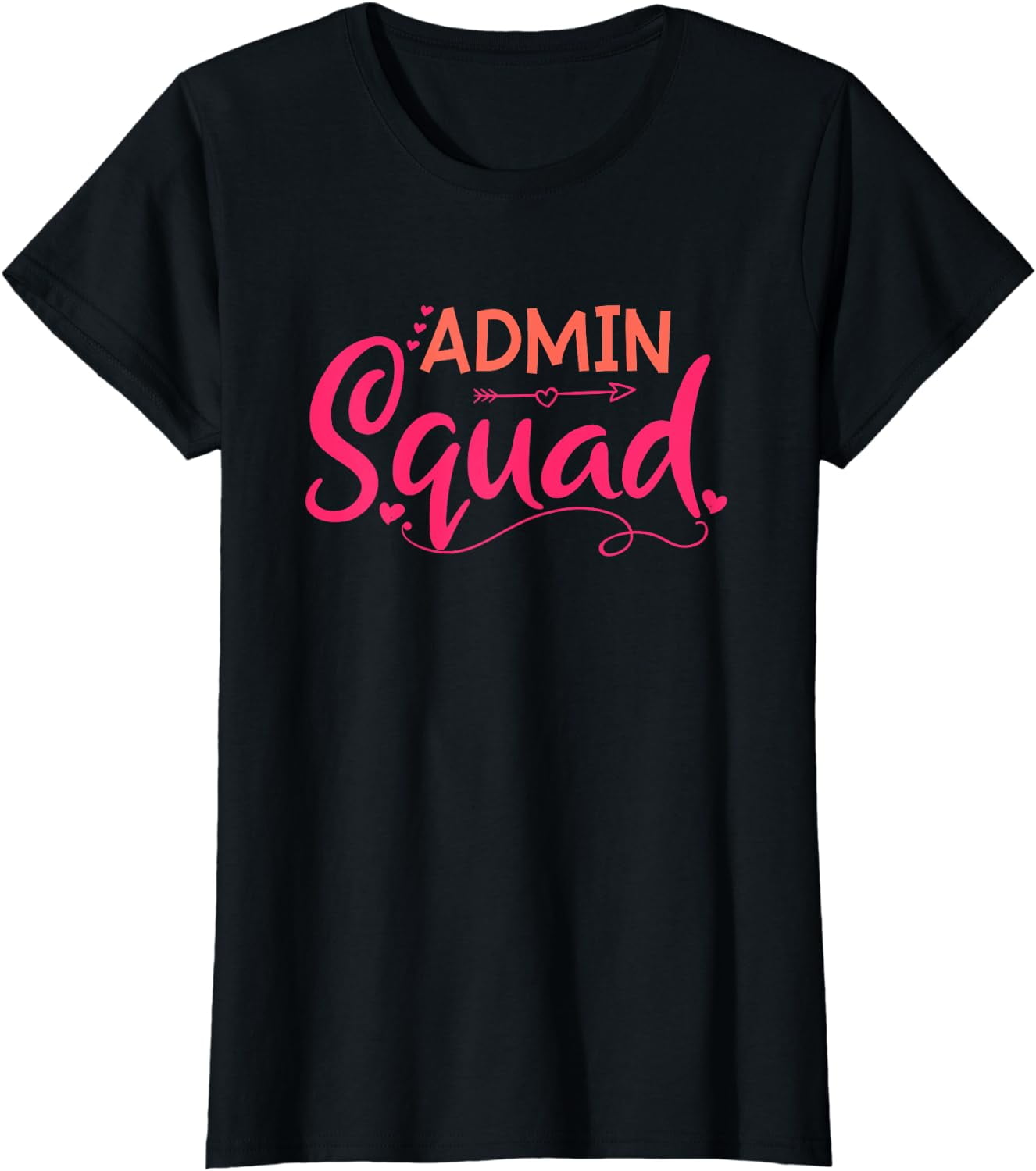 Admin Squad - Office Squad Outfit Admin Office Gift T-Shirt - Walmart.com