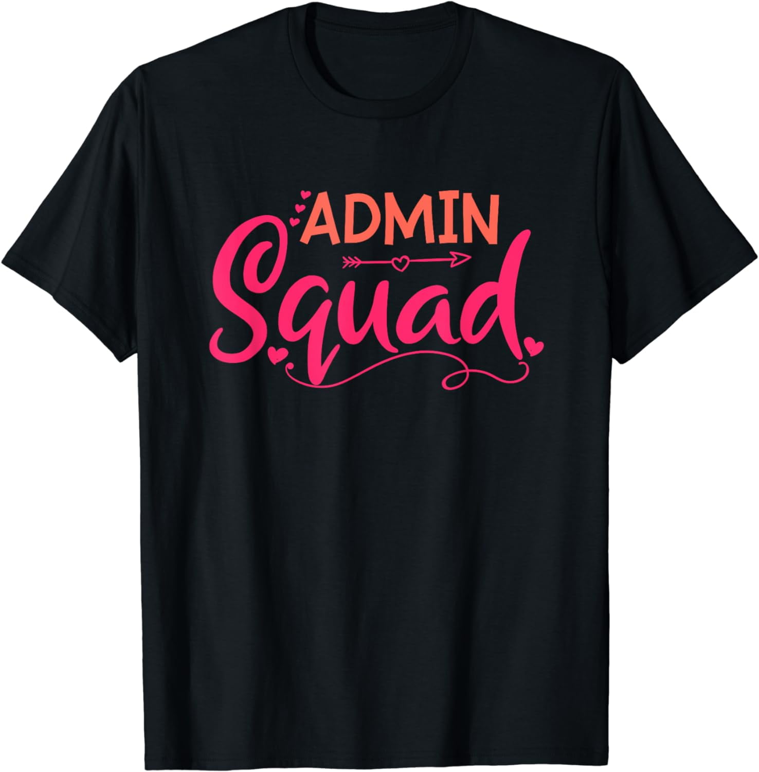 Admin Squad - Office Squad Outfit Admin Office Gift T-Shirt - Walmart.com