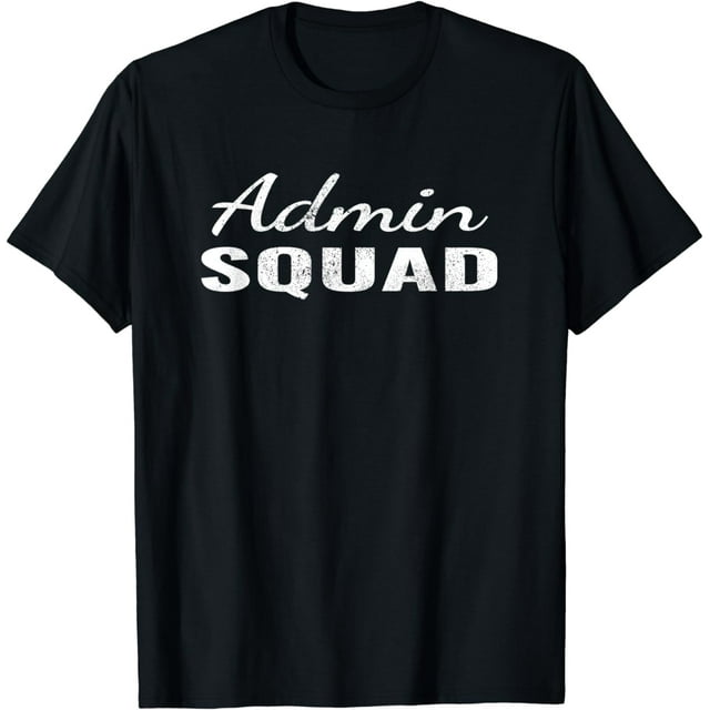 Admin Squad Office Squad School Secretary Vintage T-Shirt - Walmart.com