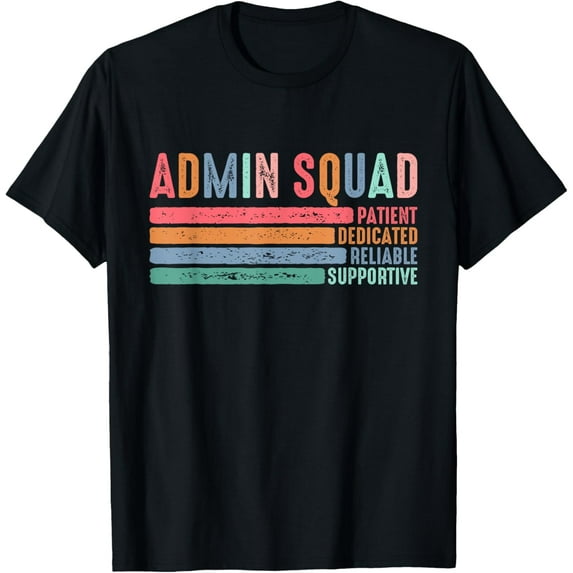 Admin Squad School Admin Assistant Principal Admin Crew Cute T-Shirt ...