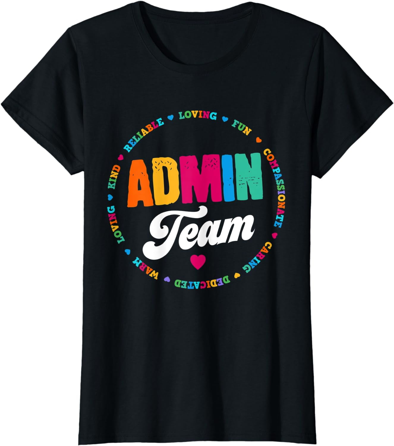 Admin Squad School Assistant Principal Crew Administrator T-Shirt ...