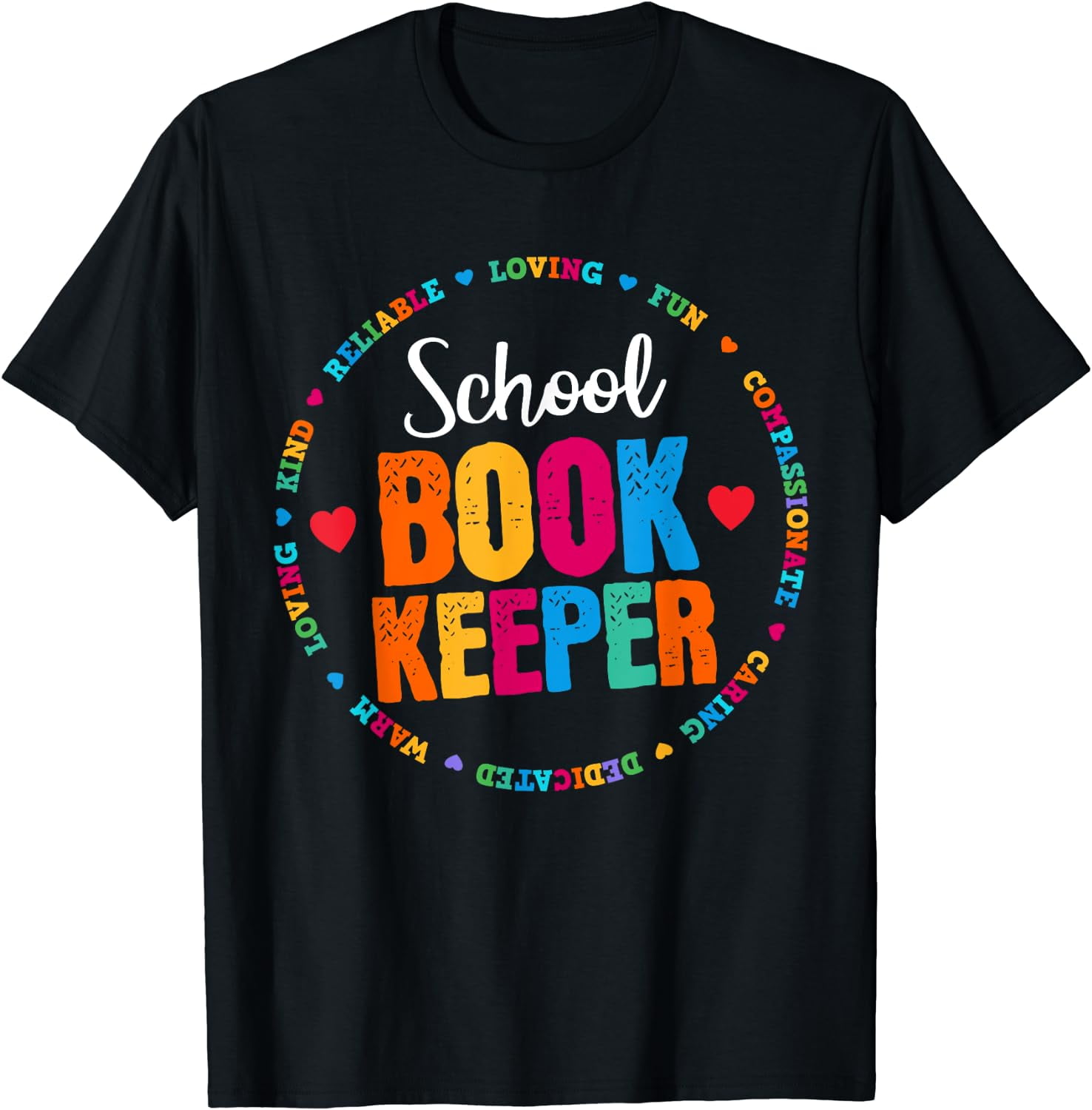 Admin Squad School Assistant Principal School Bookkeeper T-Shirt ...