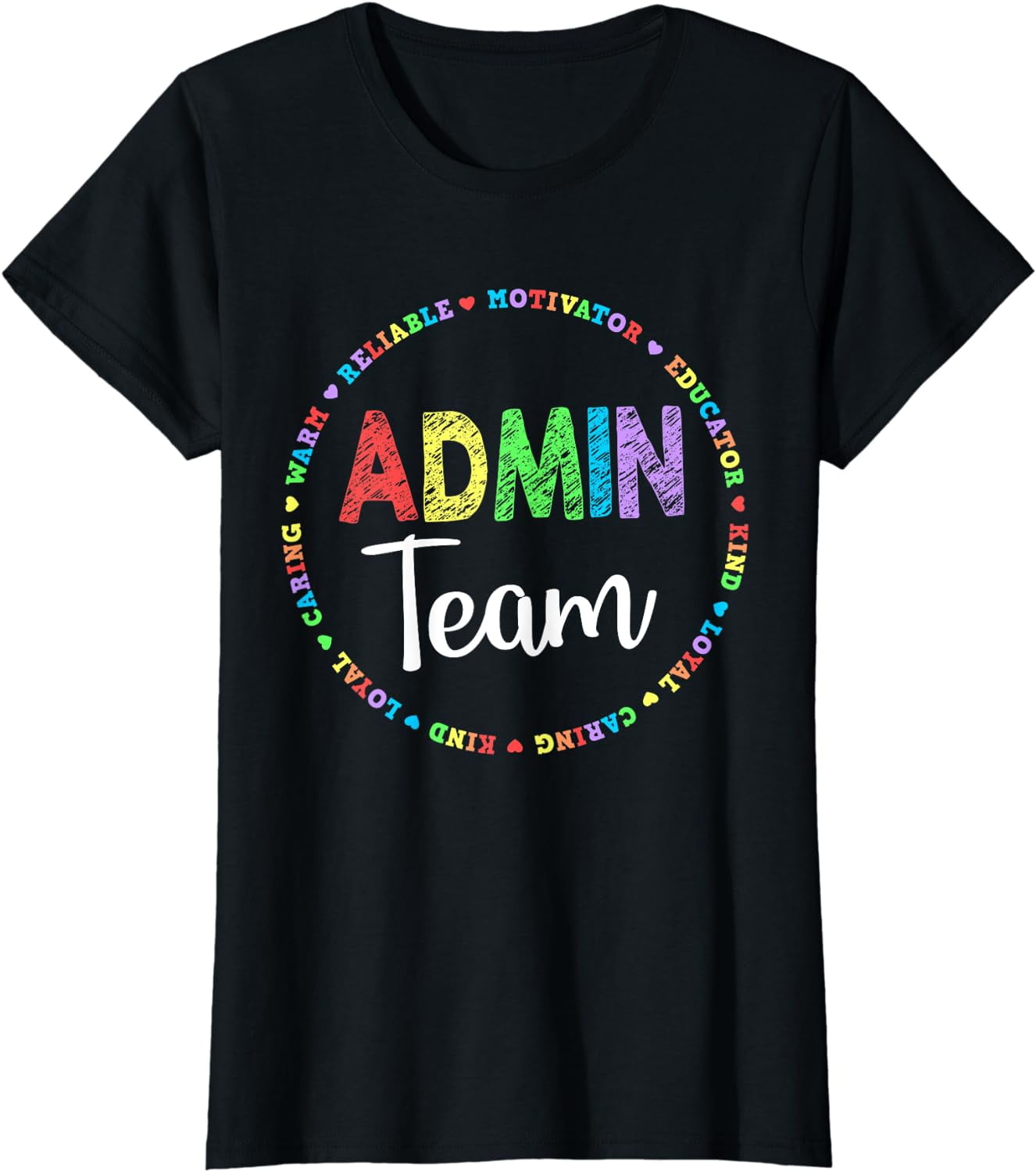 Admin Squad School Assistant Principal Team Administrator T-Shirt ...
