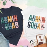 Admin Squad Shirt Admin Squad Gift Office Squad Tee Administrative ...