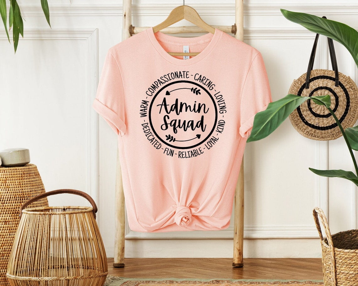 Admin Squad Shirt, Office Squad Gift, Administrativeistant Shirt ...