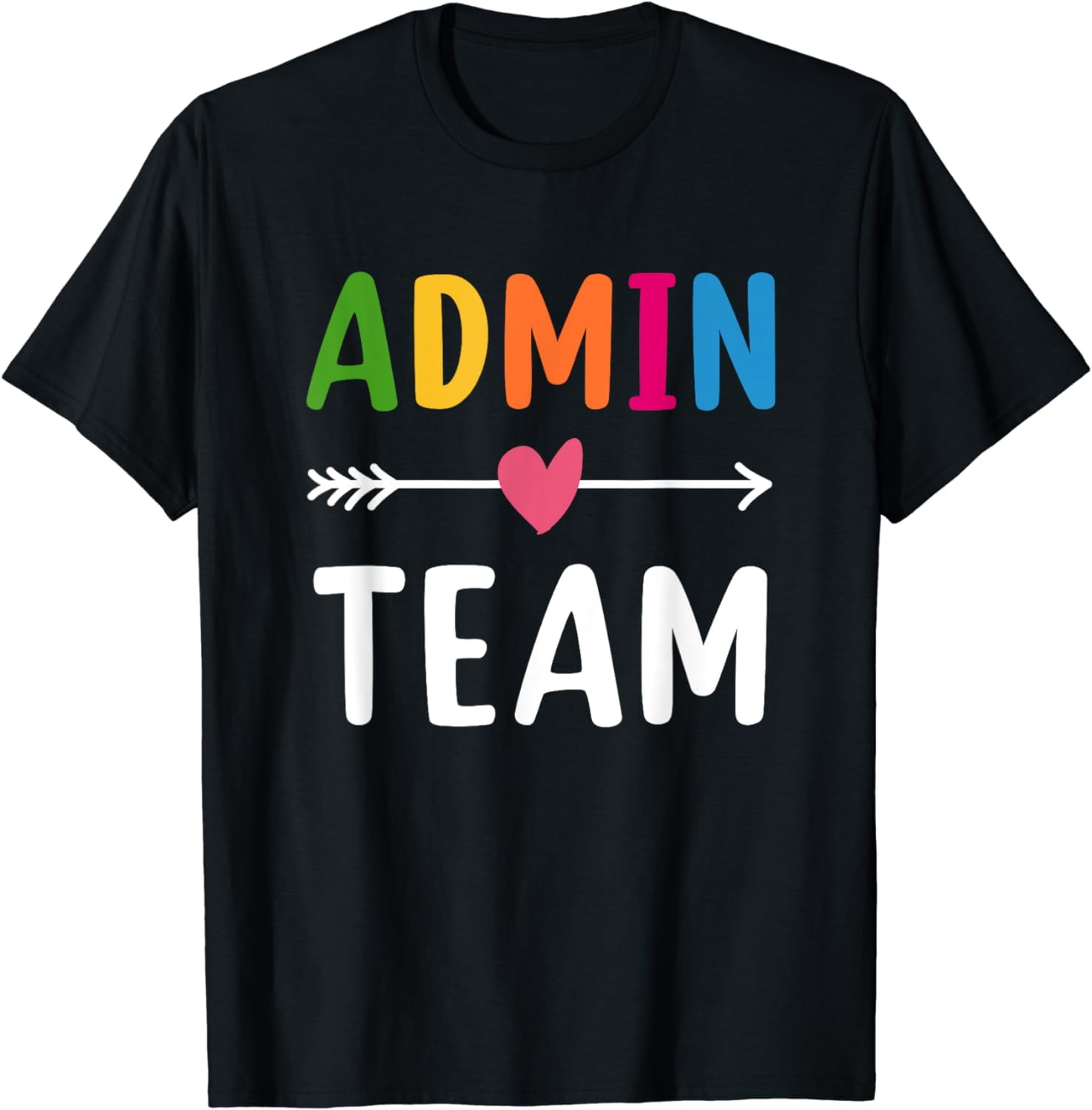 Admin Team Back to School Matching Group Squad T-Shirt - Walmart.com