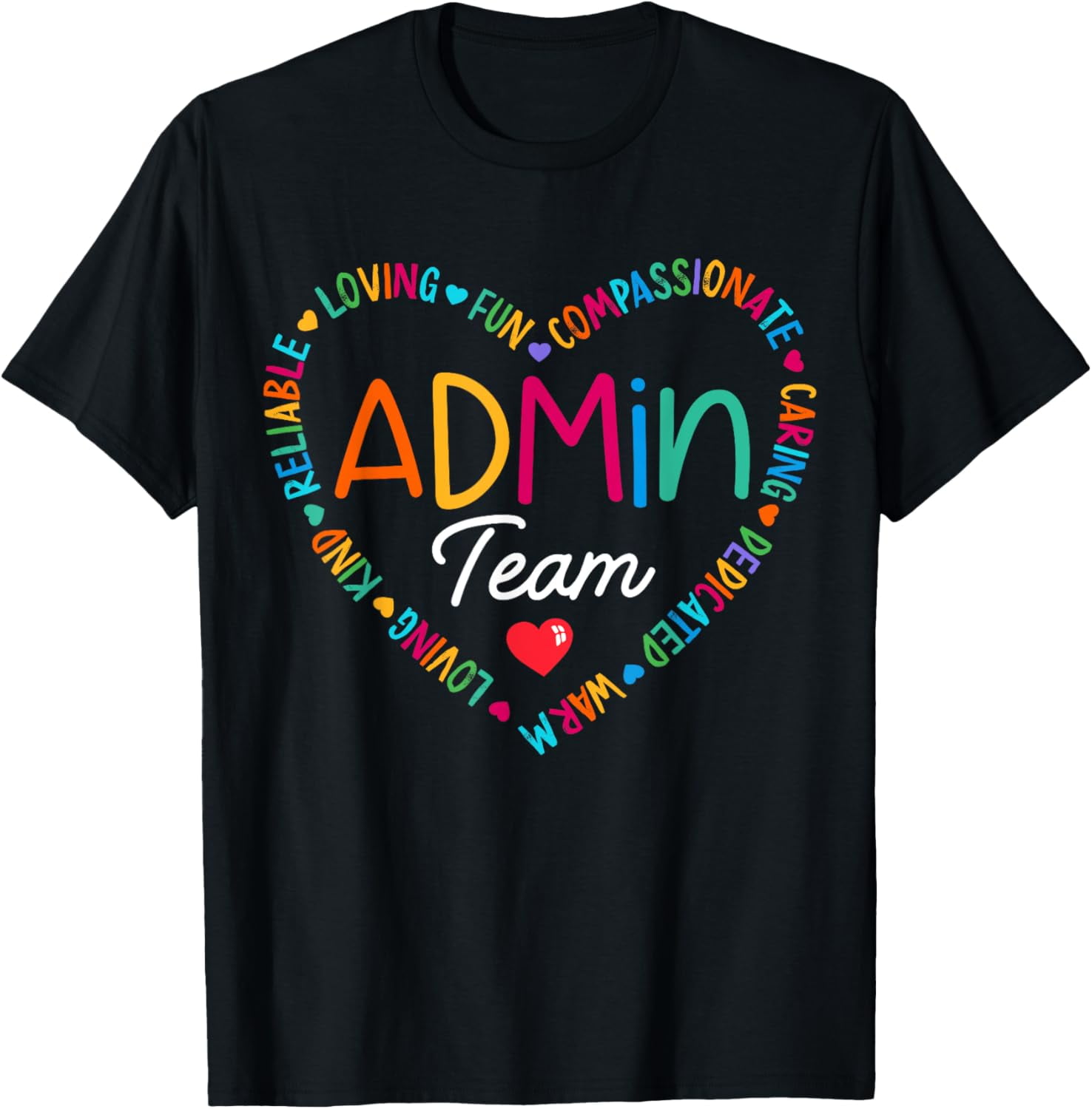 Admin Team Squad School Assistant Principal Administrator T-Shirt ...