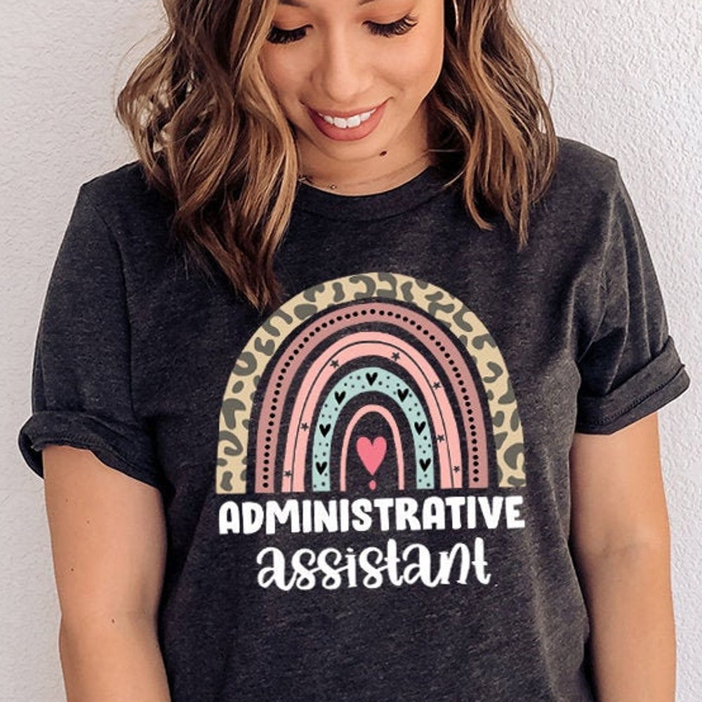 Administrative Assistant Gift, Admin Assistant Shirt, Front Office Lady ...