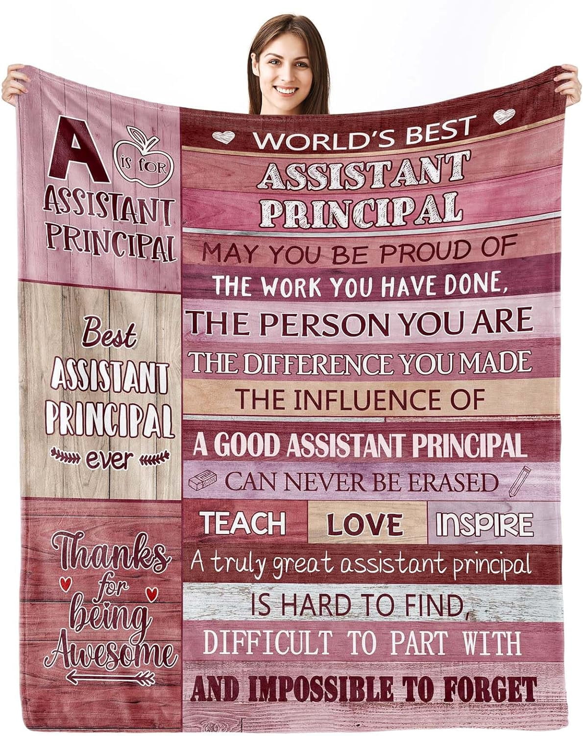 Administrative Assistant Gifts Blanket, Gifts for Administrative ...