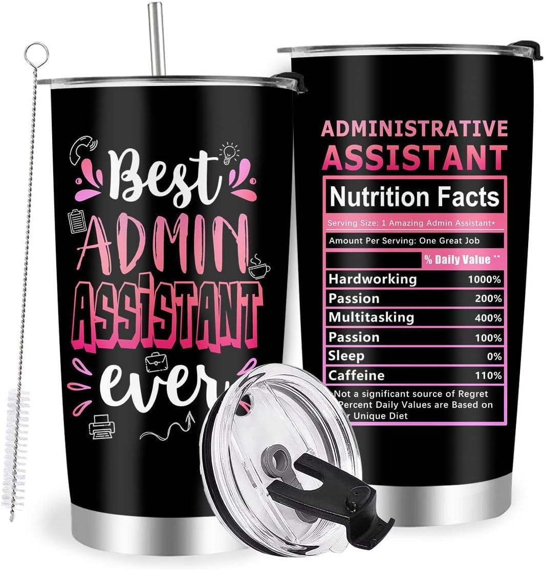 Administrative Assistant Gifts Tumbler, Administrative Professional Day ...