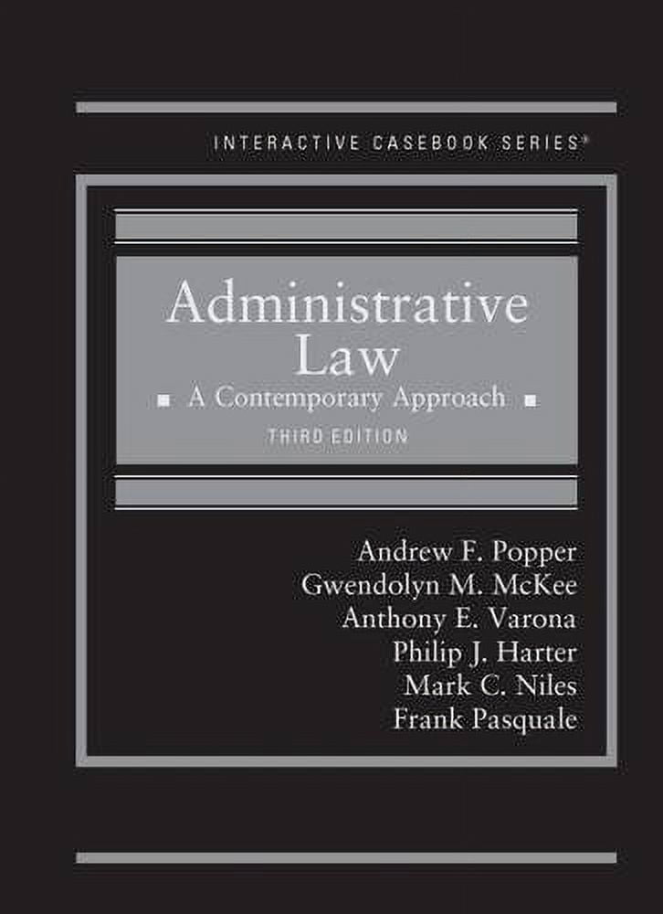 Pre-Owned Administrative Law: A Contemporary Approach (Interactive ...