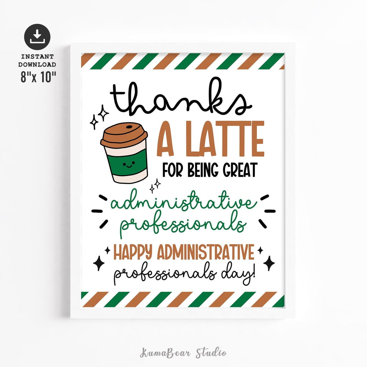 Administrative Professionals Day Sign Printable, Administrative ...