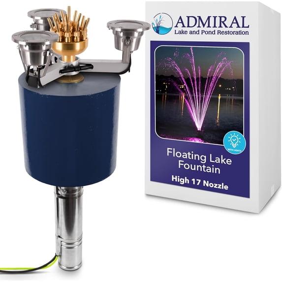 Admiral Lake Fountain | Stainless Steel 1 HP 220v Submersible Pump ...