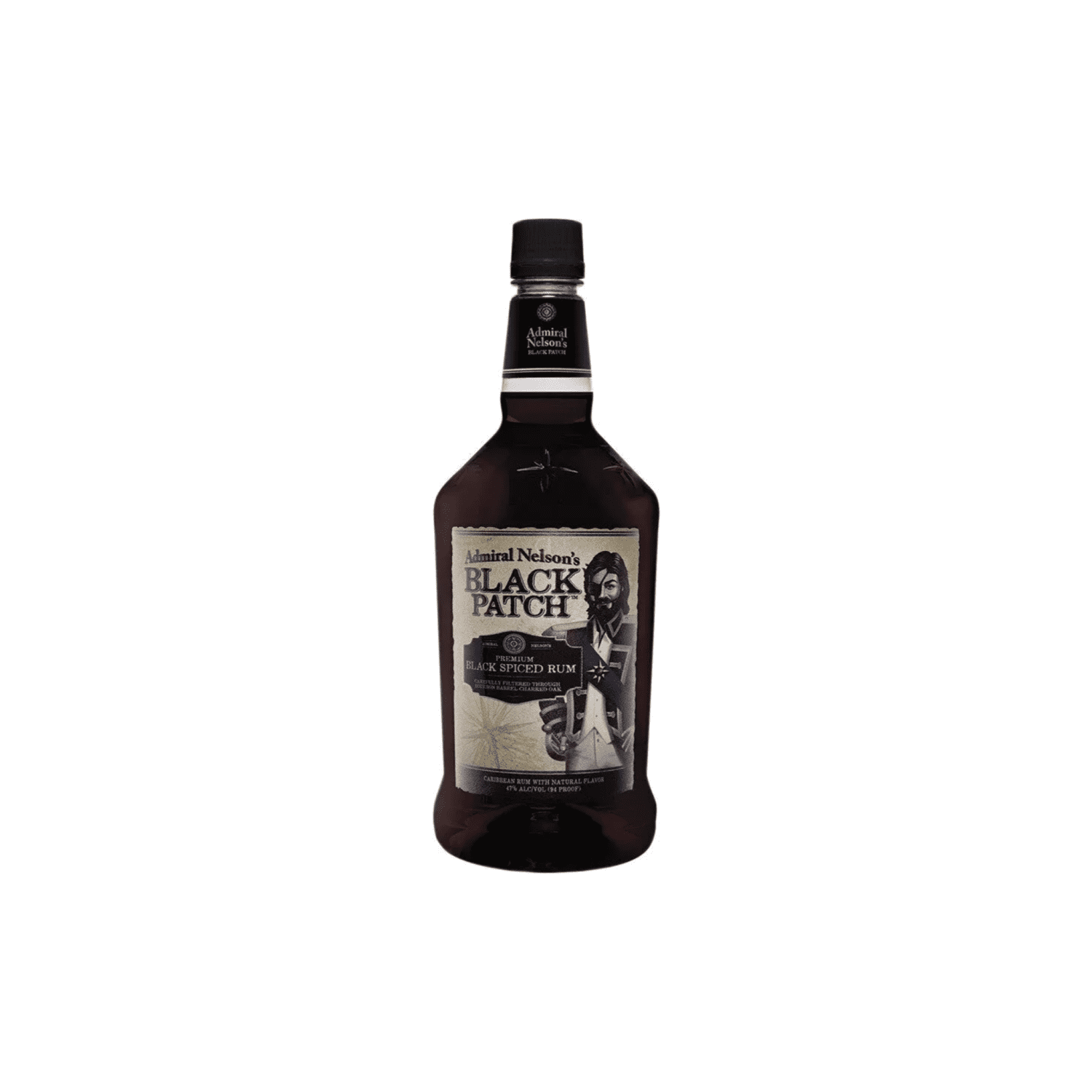 Admiral Nelson’s Black Patch Rum, 1 L 47% ABV - Walmart.com