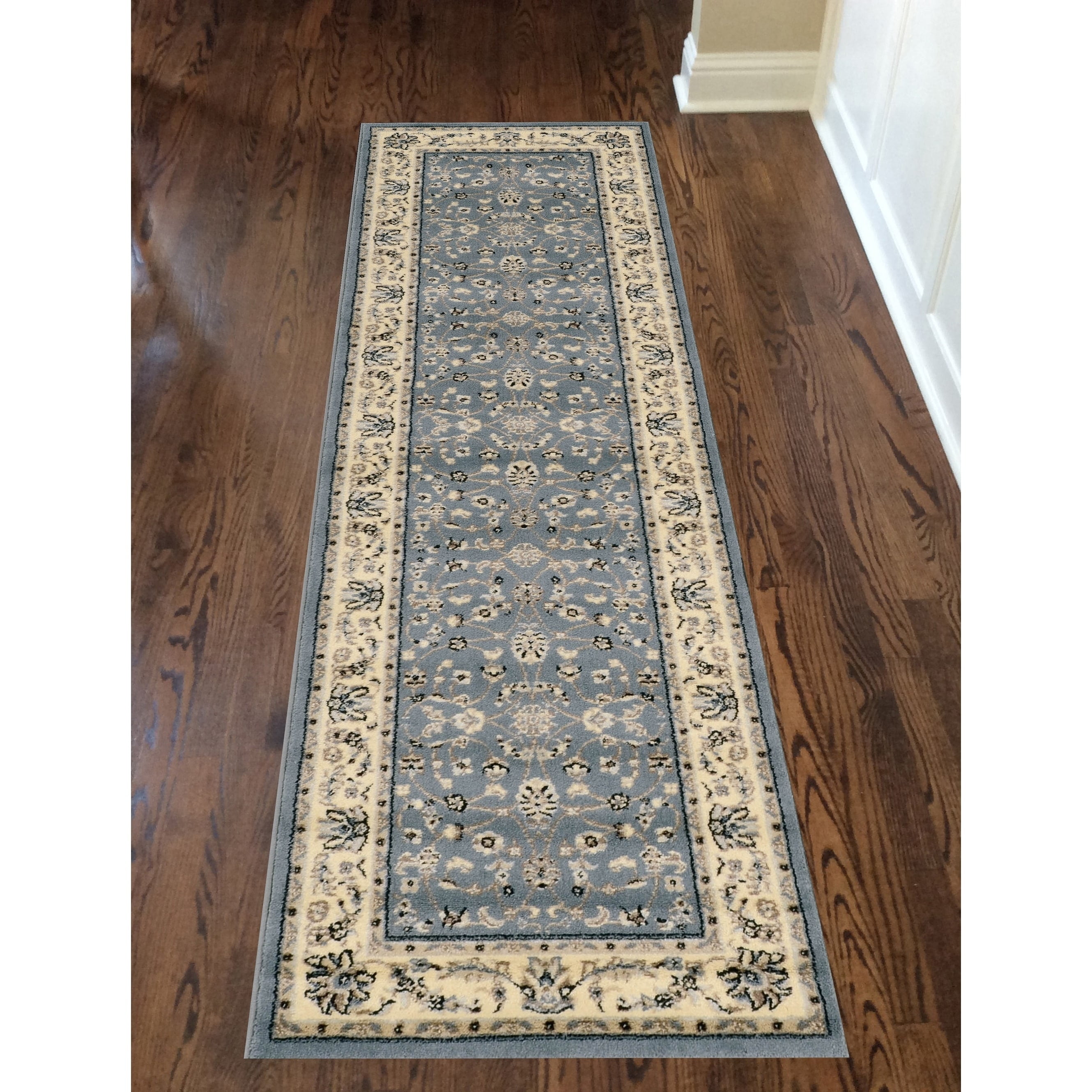 Admire Home Living Artisan Traditional Oriental Scroll Pattern Area Rug ...