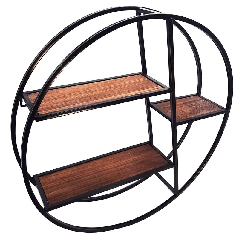 Admired By Nature 3 Tier Floating Shelves Wall Mount Shelf, Farmhouse ...