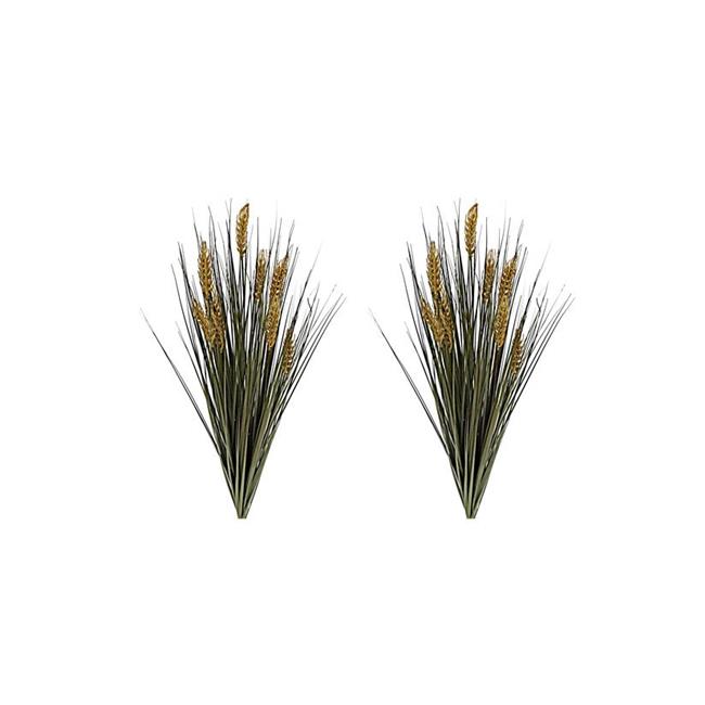 Admired by Nature 28 in. Realistic Faux Wheat Grass for Fall Decor ...