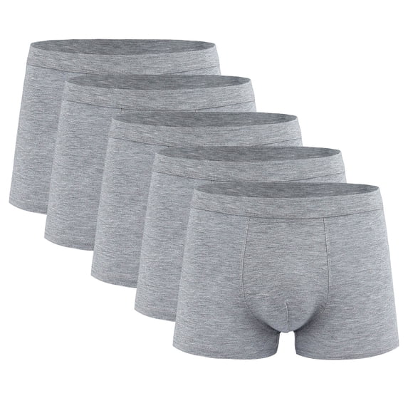 Admvng 5PC Men's Underwear Soft Comfortable Breathable Boxer Briefs ...