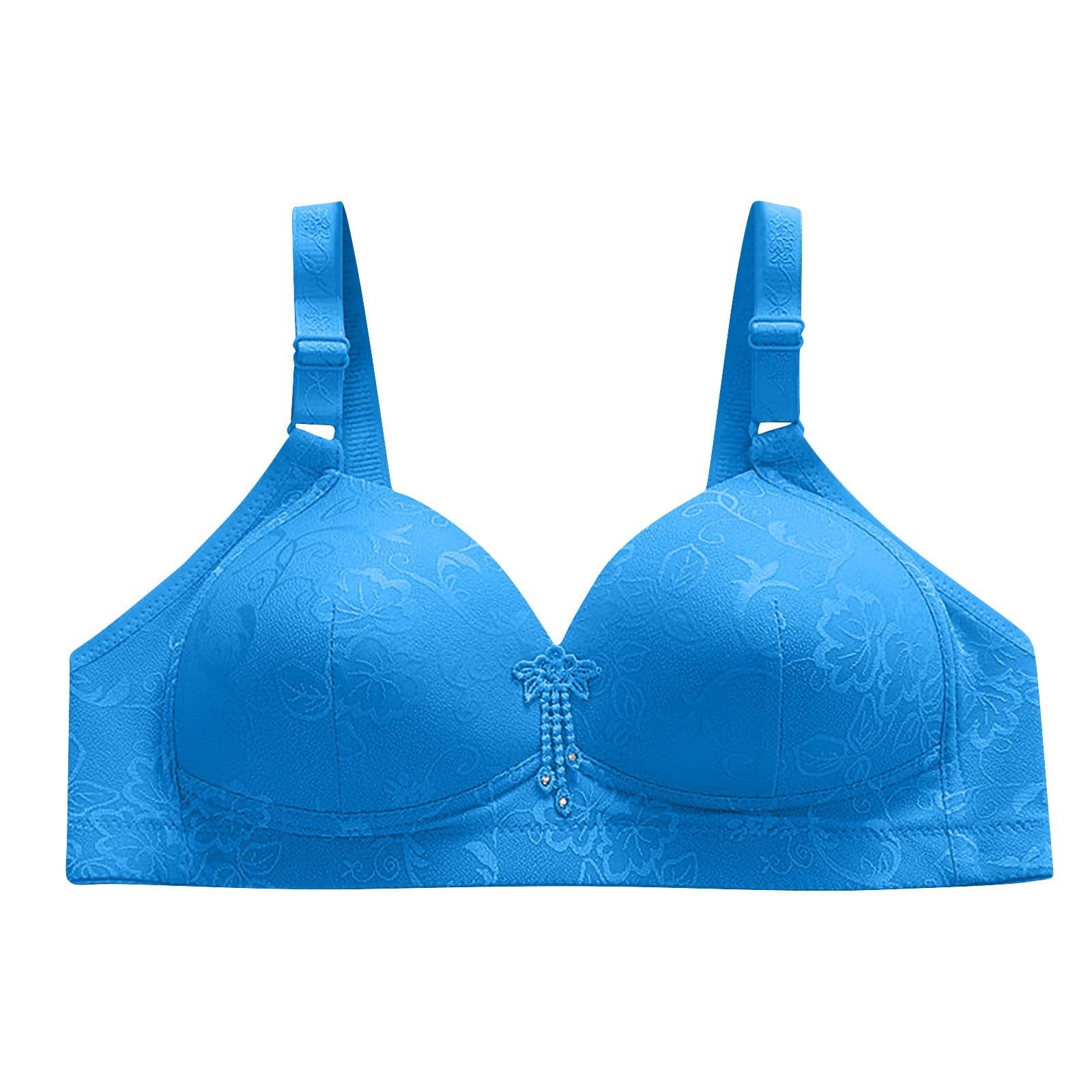 Admvng Bras for Women No Underwir Solid Color No Steel Ring Push Up ...