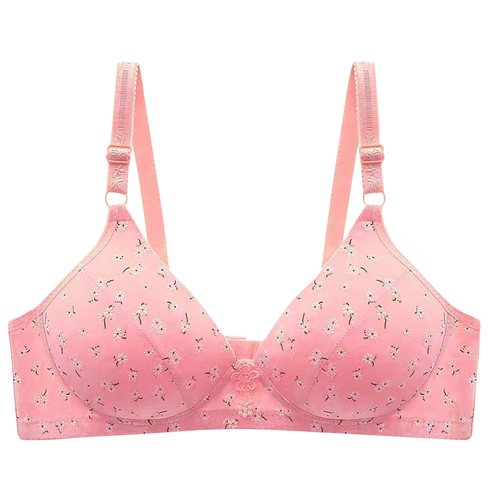 Admvng Bras for Women No Underwire Fashion Seamless Contrast Sponge ...