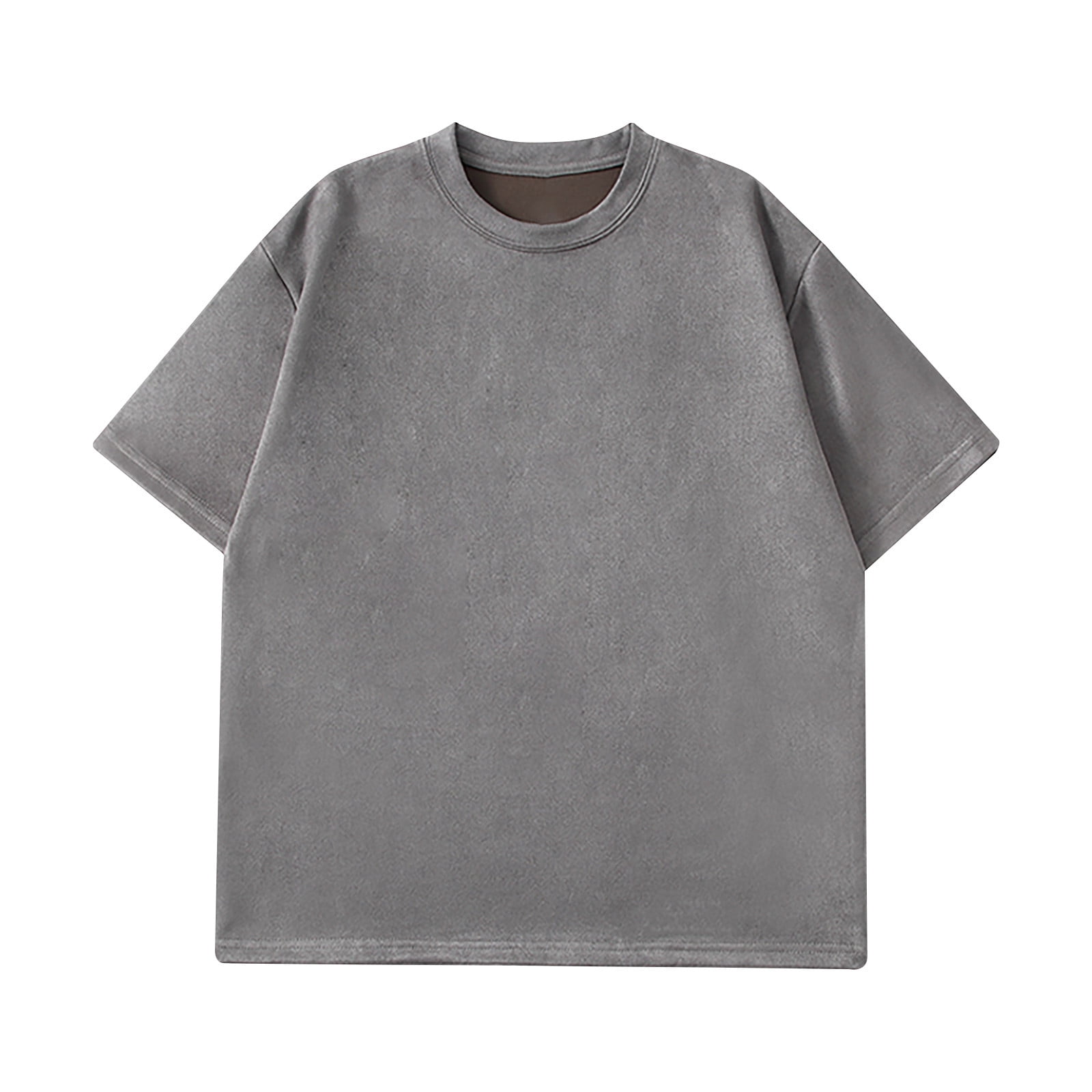 Admvng Casual Shirts for Men Oversized Cotton T-Shirts Loose Fit ...