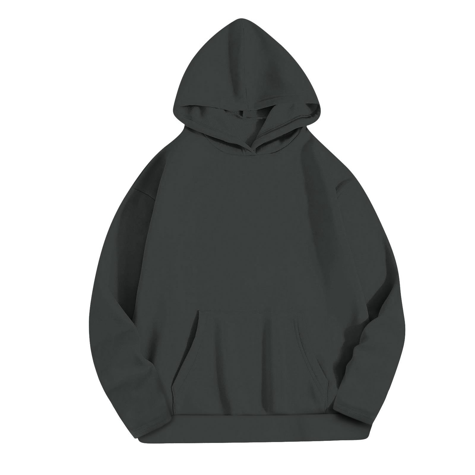 Admvng Hoodie Sweatshirt for Women Long Sleeve Front Kangaroo Pocket ...