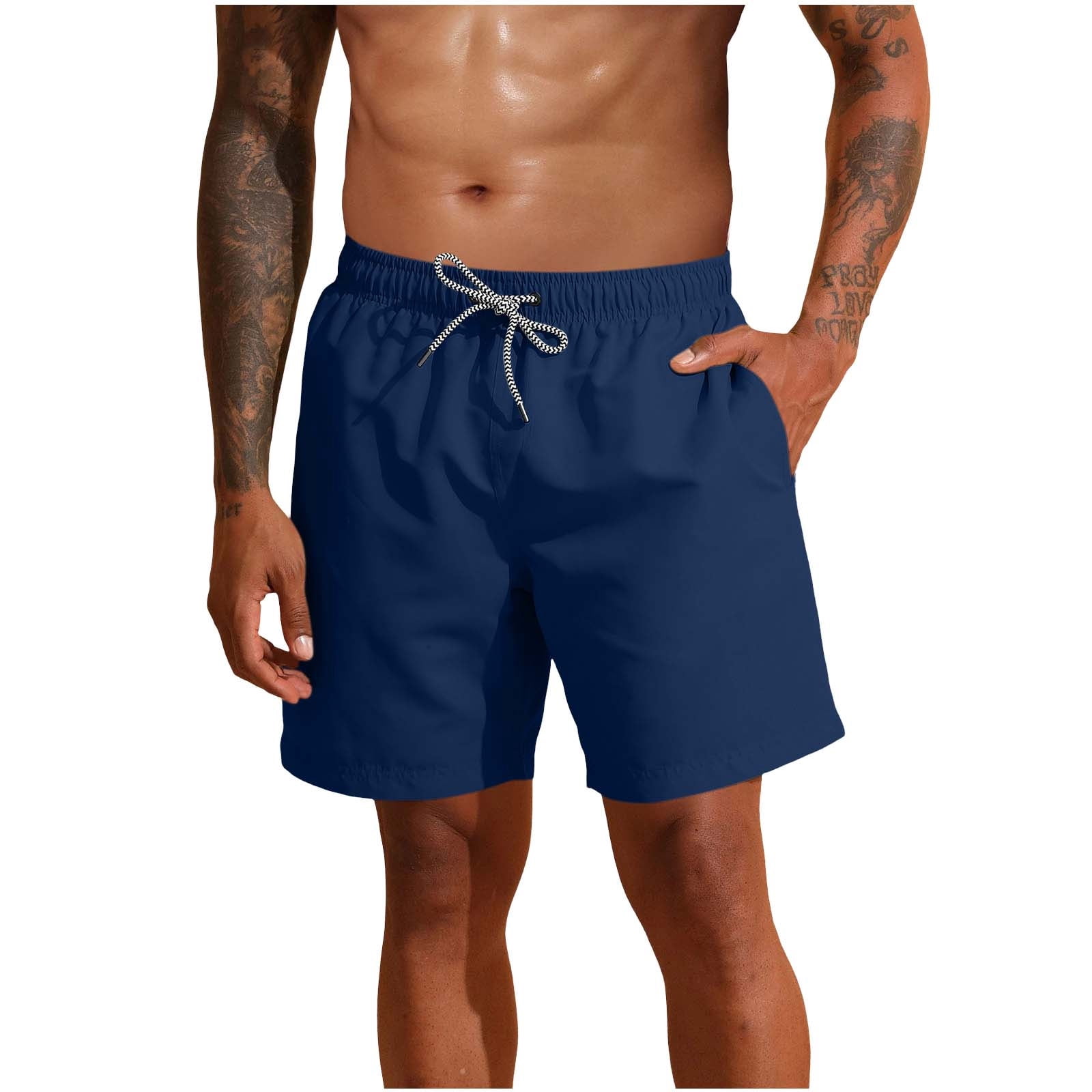 Admvng Men’s Shorts Athletic Gym Workout Basketball Running Casual ...