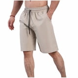 Admvng Men's Shorts Drawstring Elastic Waist Casual Exercise Athletic ...