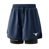 Admvng Men's Summer Sports Shorts Double-Layer Athletic Workout Running ...