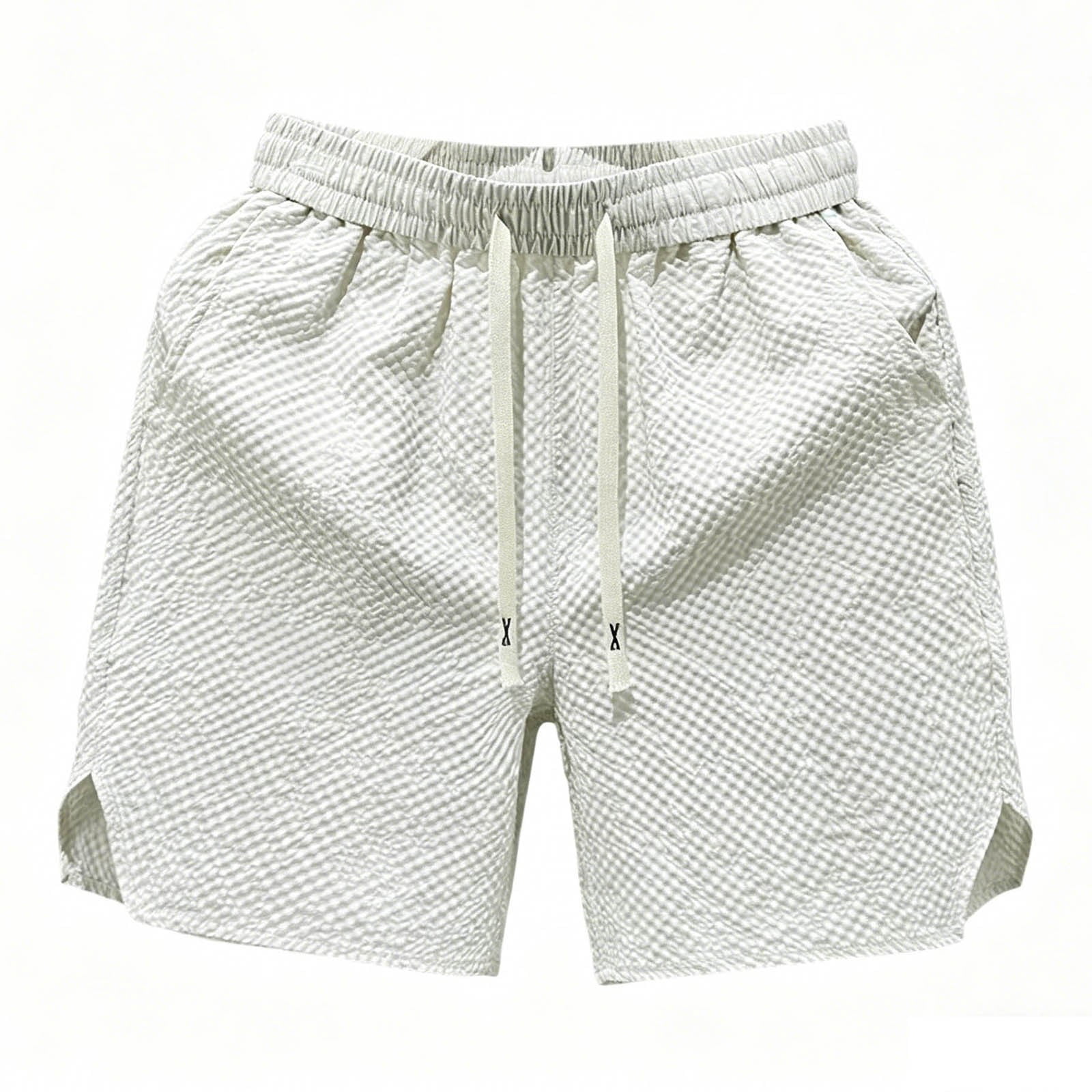Admvng Men's Workout Shorts Big & Tall Elastic Waist Sports Five ...