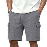 Admvng Mens Cargo Shorts Elastic Waist Golf Work Outdoor Short with ...