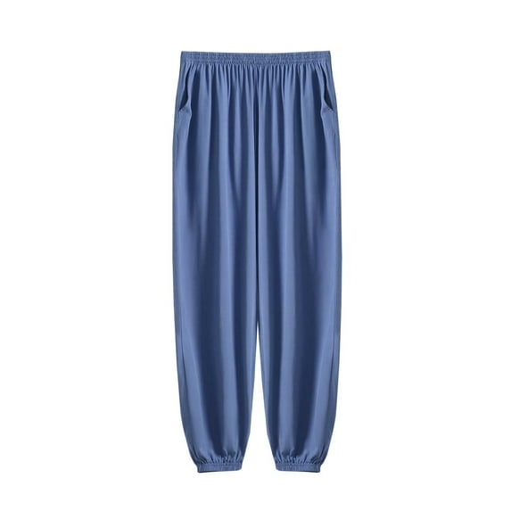 Admvng Mens Pajama Pants Sleep Lounge Bottoms Soft Comfy Elastic Waist ...