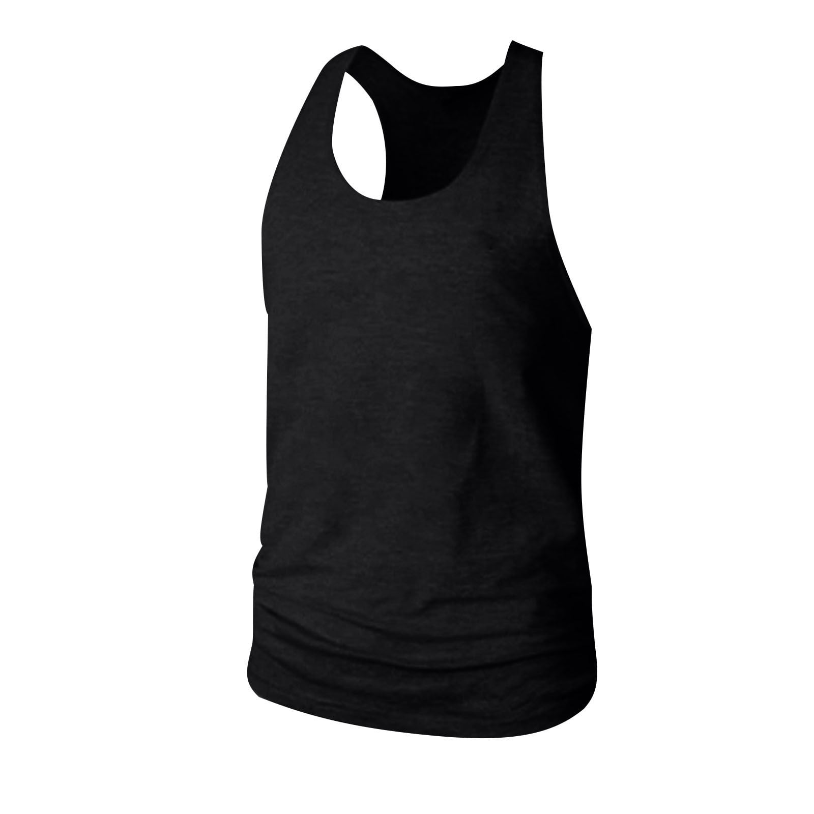 Admvng Mens Shirts Gym Workout Shirt Y-Back Sleeveless Muscle Fitness ...