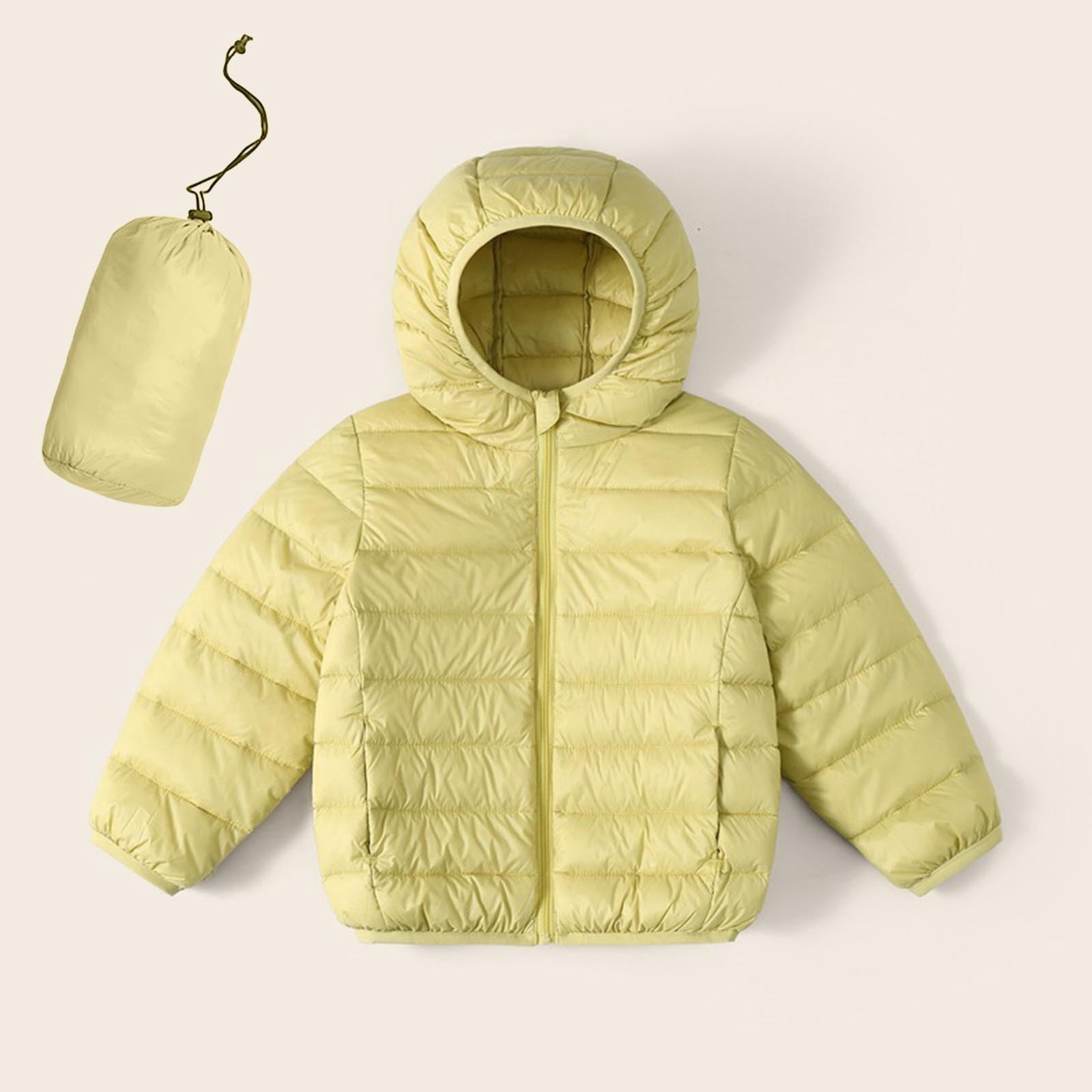 Admvng Packable Puffer Jackets for Girls and Boys Lightweight Solid ...