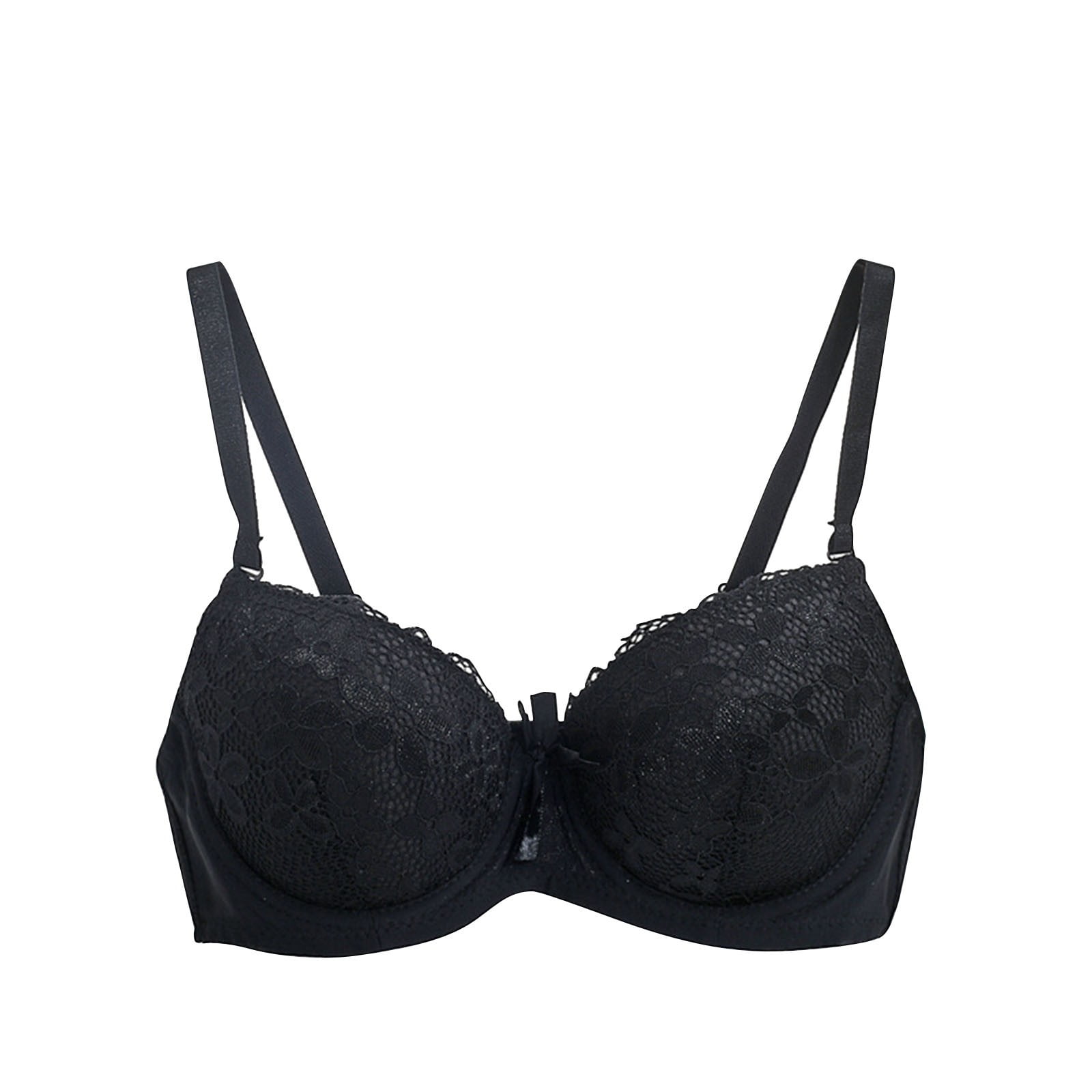 Admvng Wireless Bras for Women Oversized Bra Super Gathered Lace ...