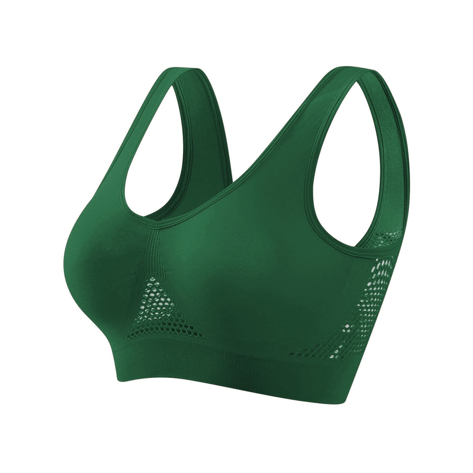 Admvng Sports Bras For Women Seamless Sports Bra Wirefree Yoga Bra With ...
